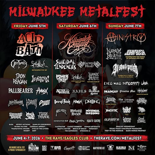 COME RAGE WITH US AT MILWAUKEE METAL FEST 2026! – Incantation.com